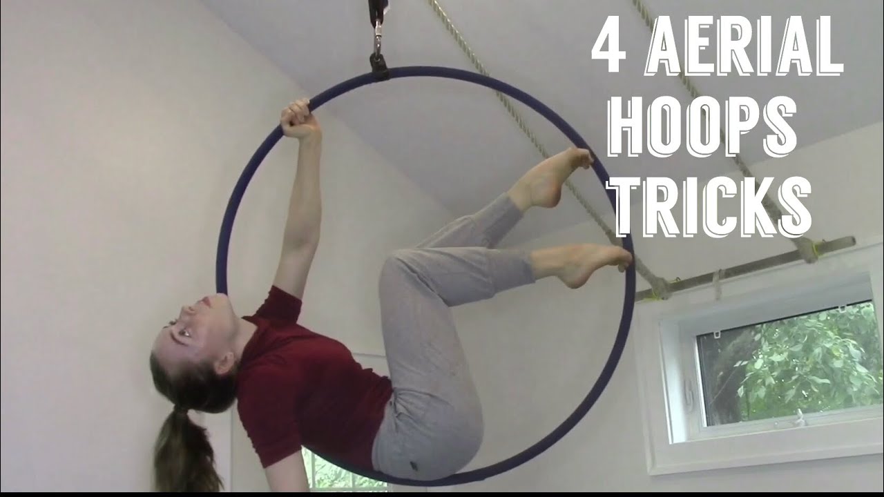 4 Easy Aerial Hoop / Lyra Tricks // dance circus me - AerialFitness