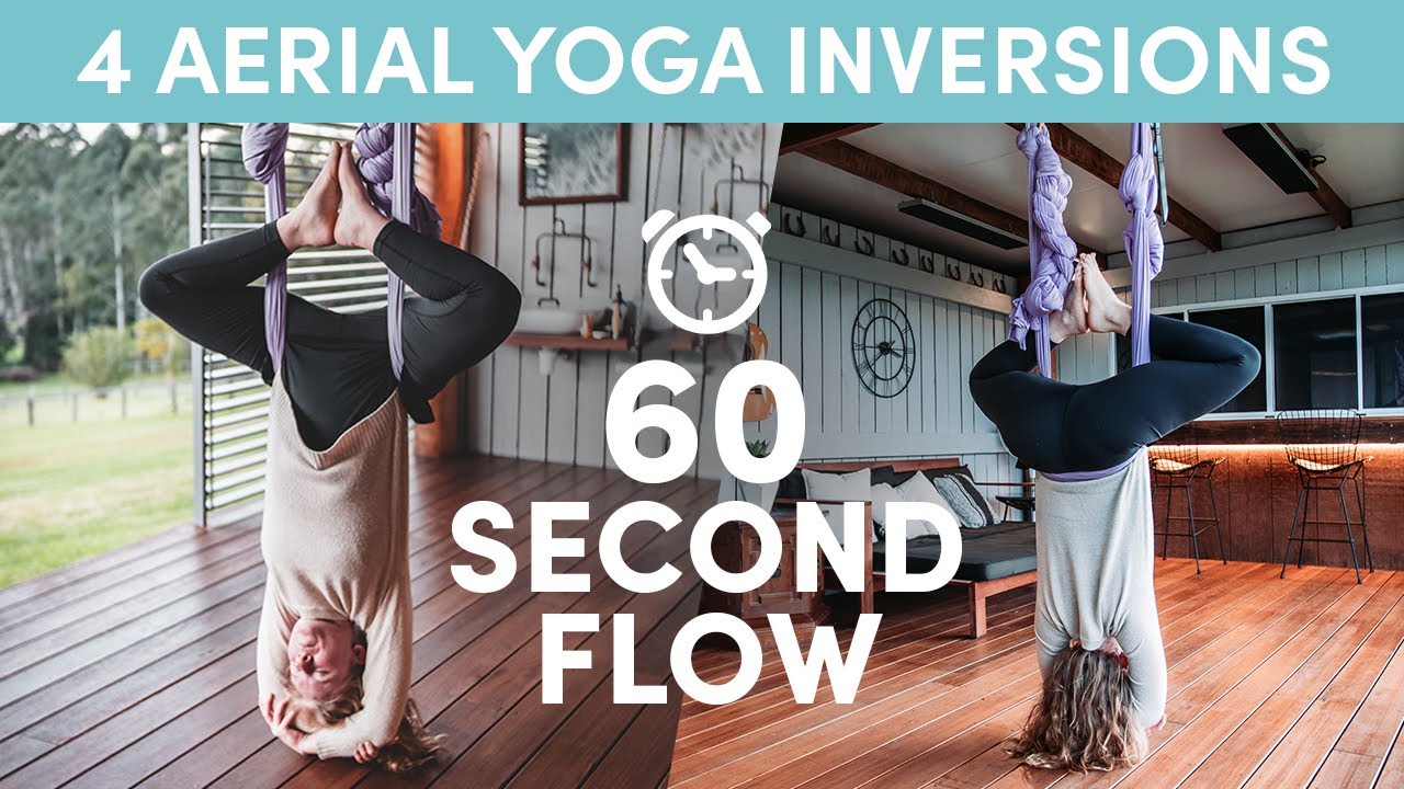Aerial Yoga Inversion Poses for Beginners - AerialFitness