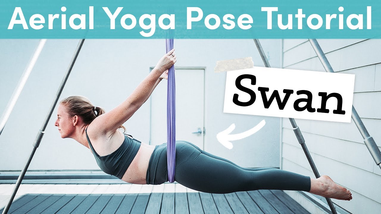 Aerial Yoga Pose Tutorial for Beginners | Hip Hang - AerialFitness