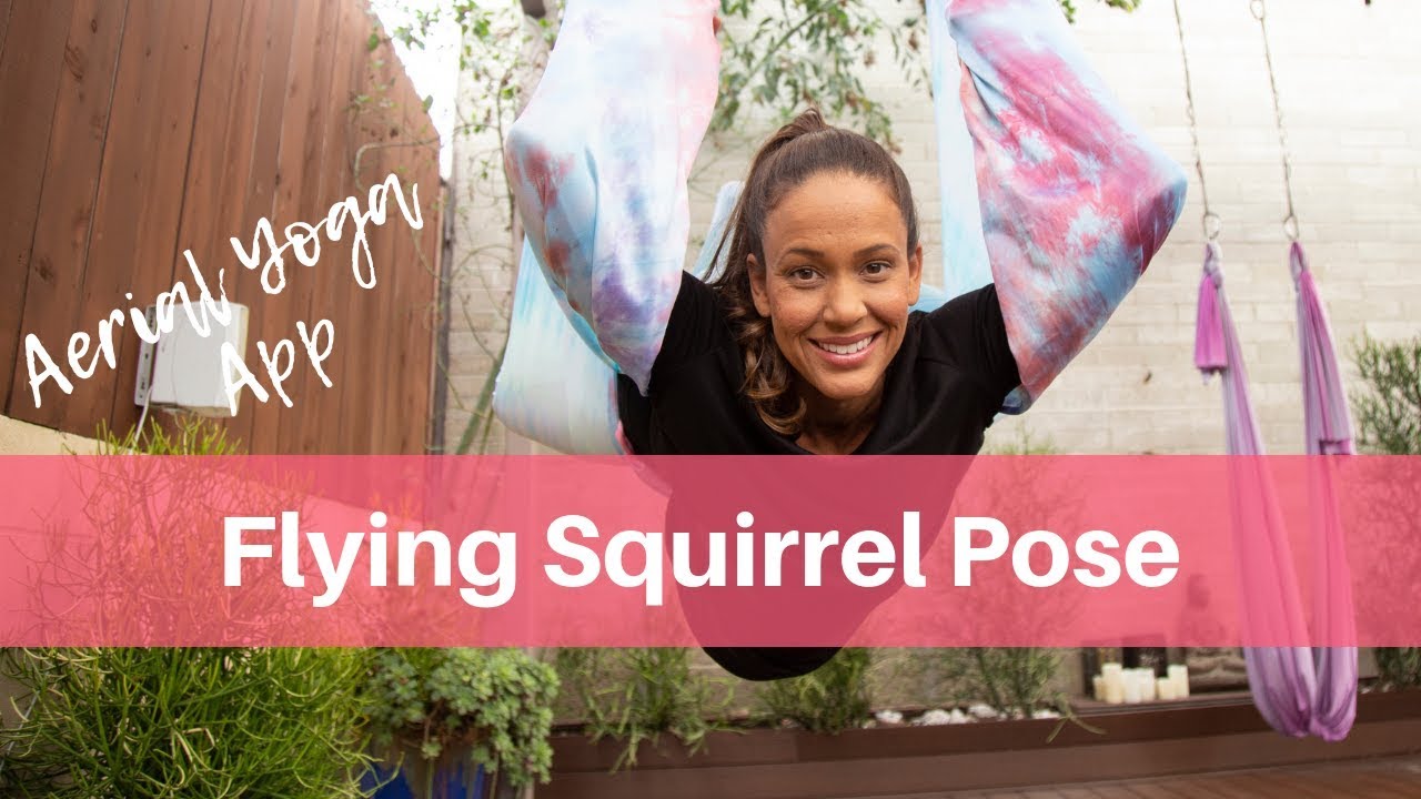 Aerial Yoga Advanced Pose: Flying Squirrel - AerialFitness