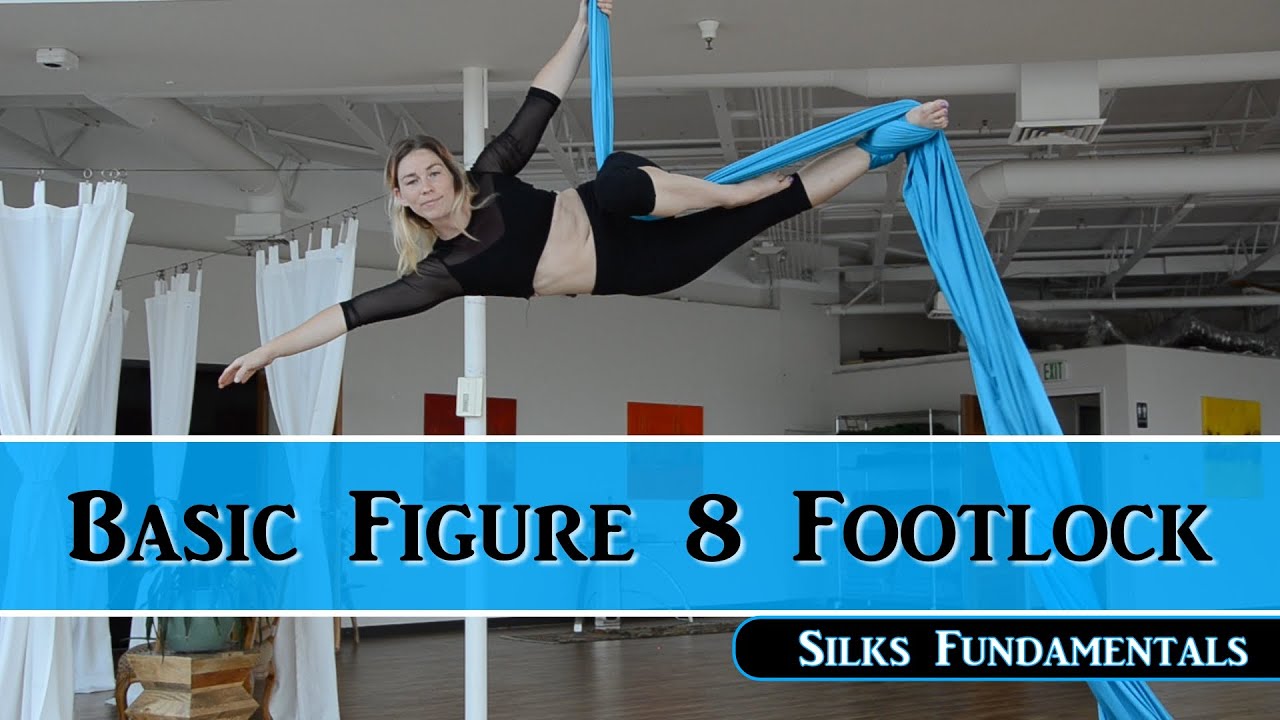 Aerial Silks Tutorial: Basic Footlock (ground and air) - AerialFitness