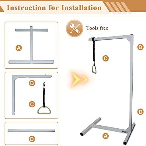 Trapeze Bar for Bed Trapeze Stand Bed Lift for Elderly Assist Aid ...