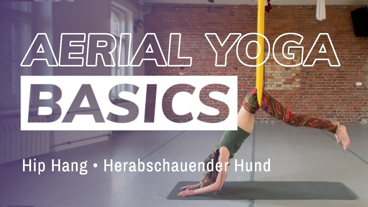 Aerial Yoga BASICS - Hip Hang - Tutorial - AerialFitness