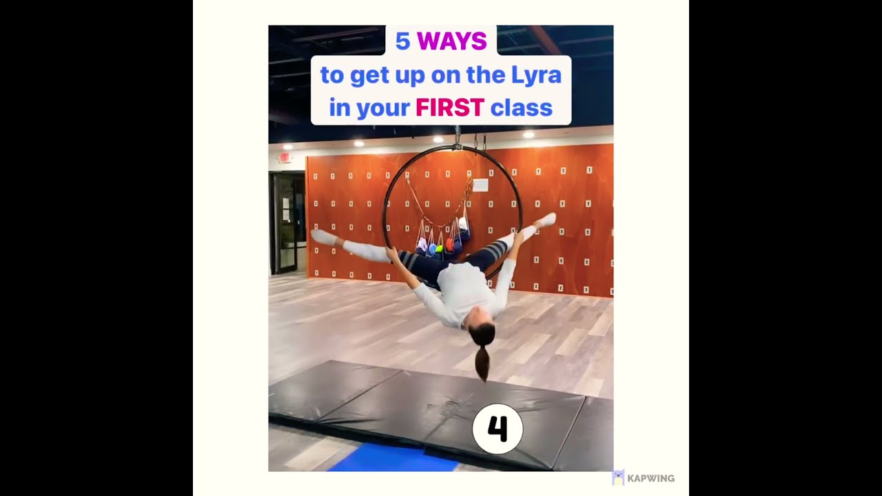 5 ways to get up in the Lyra/aerial hoop in your first class ...
