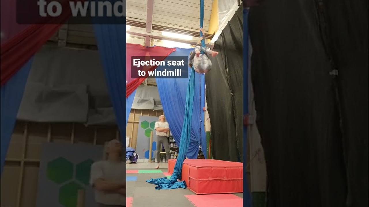 aerial silks ejection seat to windmill - AerialFitness