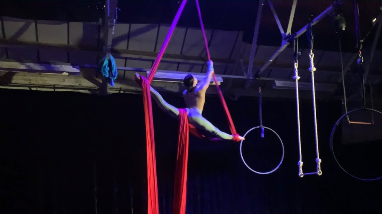 Aerial silks performance ~ Sand Nathan Lanier - AerialFitness