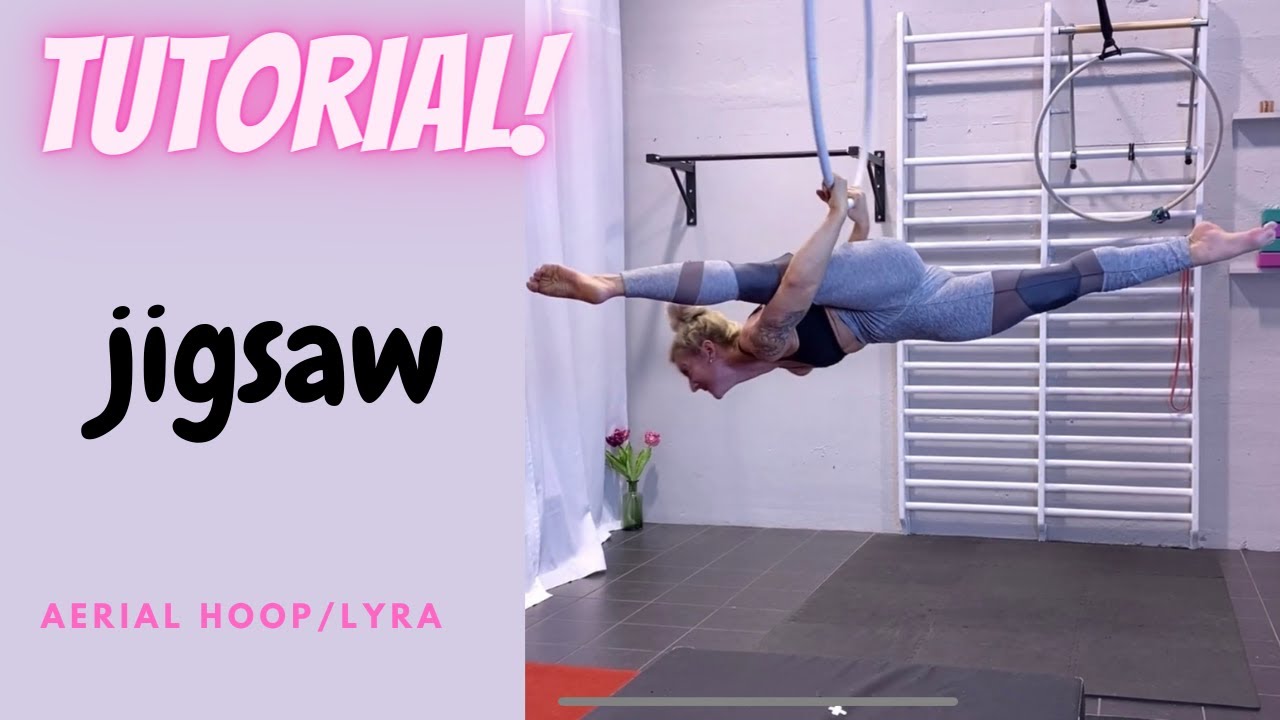 How to do the Jigsaw on aerial hoop/Lyra tutorial - AerialFitness