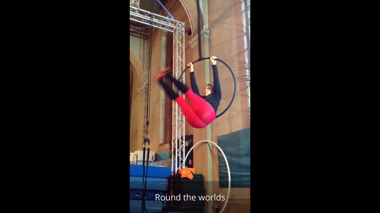 Conditioning exercises on the Aerial Hoop/ Lyra - AerialFitness