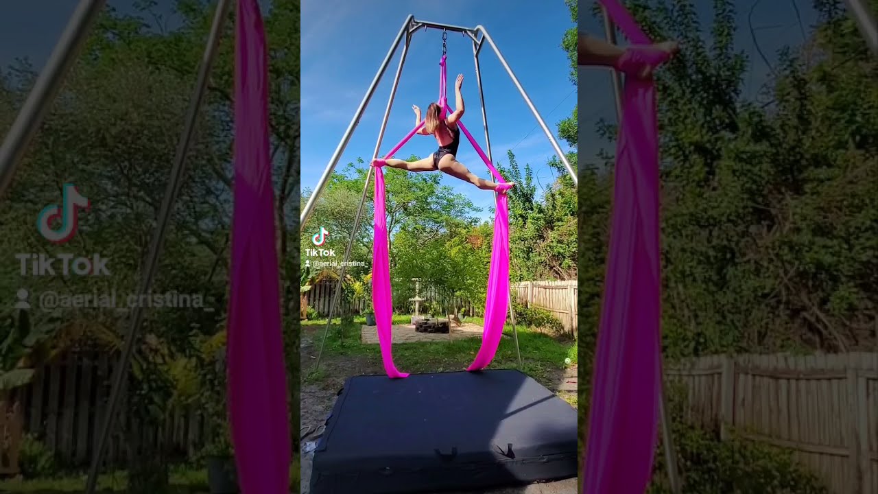 Aerial Silks: Split Drop - AerialFitness