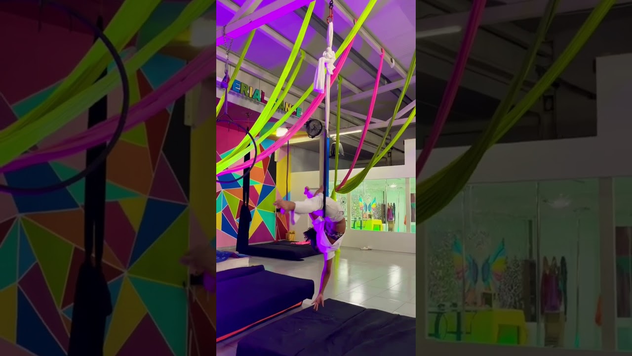 Easy Aerial Lyra Split: Beginners | Aerial Dance Aruba - AerialFitness