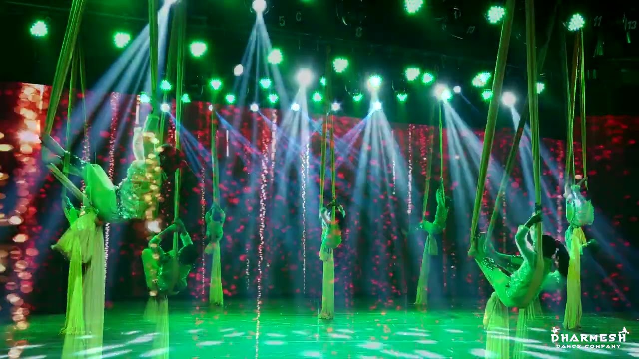 Dharmesh Dance Company EBCD 2022 | Aerial Silk Act - AerialFitness