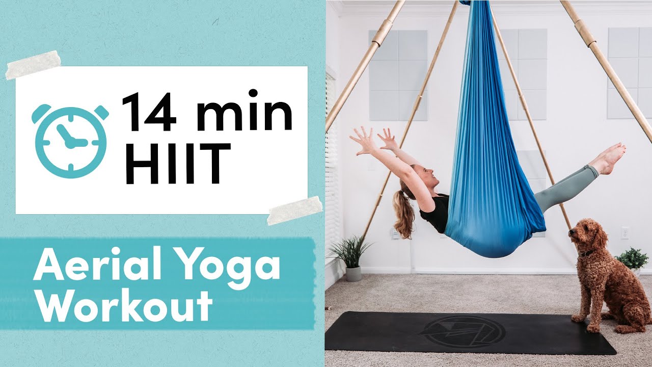 YouTube Aerial Yoga 14 Min HIIT | Beginner Class - AerialFitness