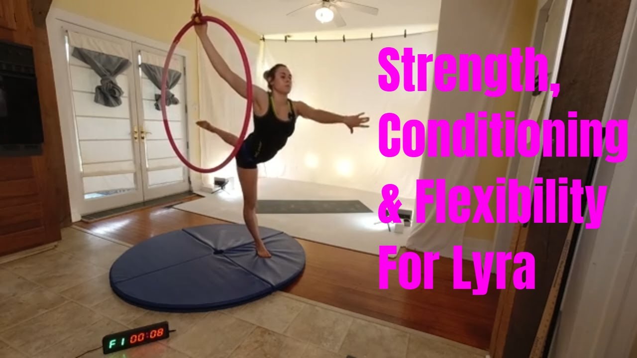45 Minute Home Aerial Fitness Workout for Aerial Hoop (Lyra) - Beginner ...