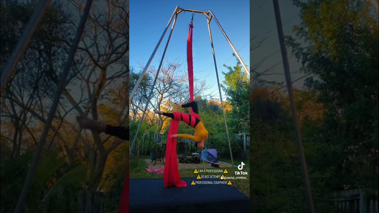 Pin drop on aerial silks - AerialFitness