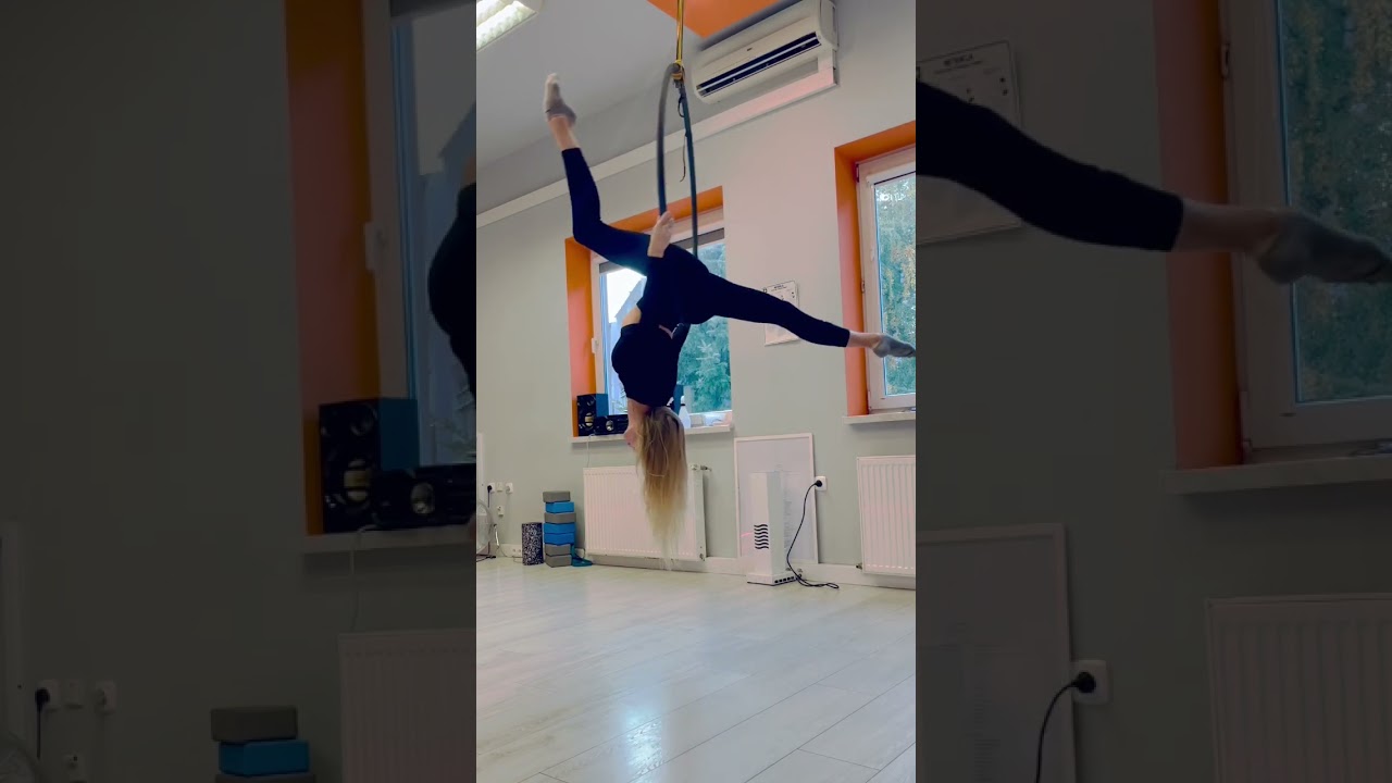 Split transition aerial hoop - AerialFitness