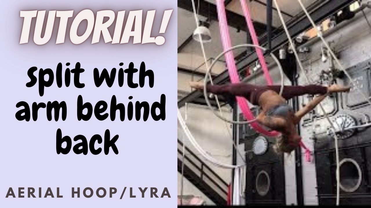 split on aerial hoop/Lyra - AerialFitness