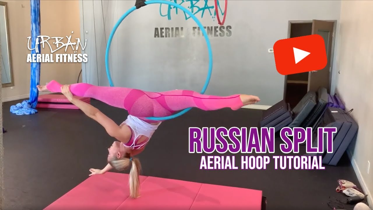 Lyra Russian Split - Aerial Hoop Tutorial - AerialFitness
