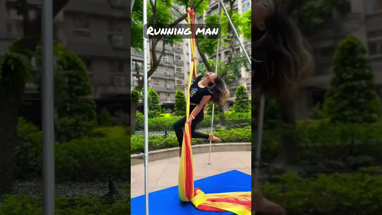 Love the feels that the running man on aerial silks gives| Check out ...