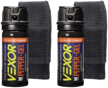 VEXOR® Pepper Gel from Zarc™, Maximum Strength Police Pepper Spray, Gel is The Future, Full Axis ...