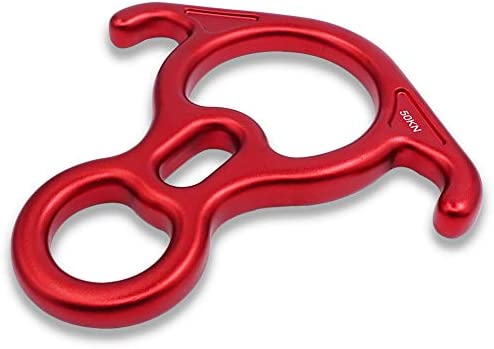 NAXEN 50kN Figure 8 Descender with Bent Ear Belay Device - AerialFitness