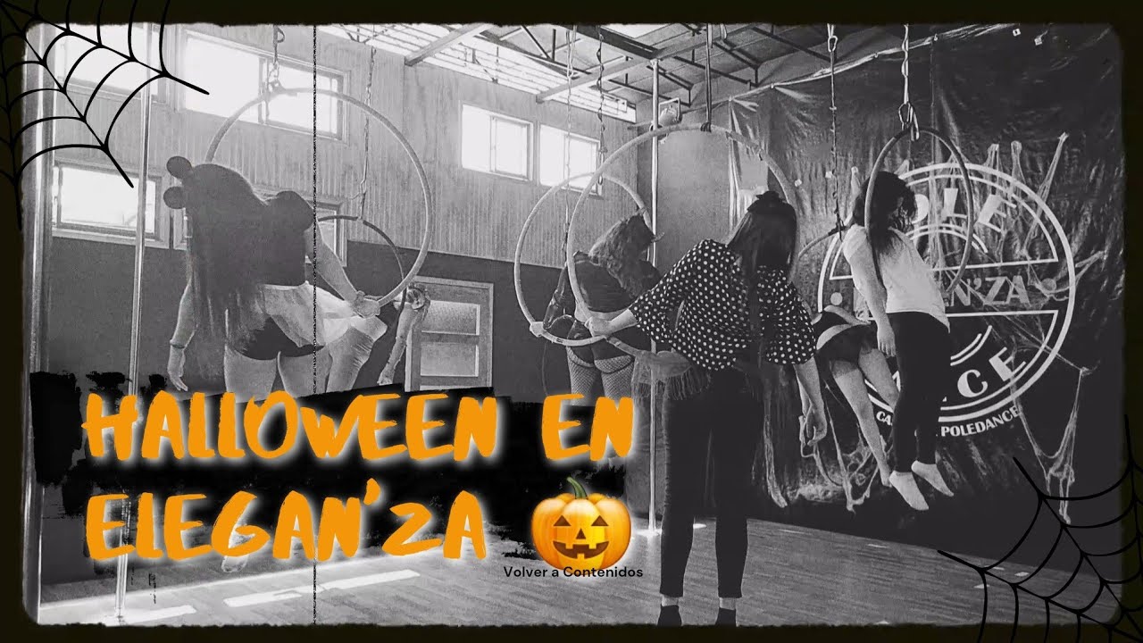 clase coreográfica lira /aerial hoop 2022 en halloween 🎃 - AerialFitness
