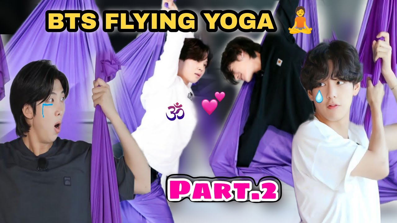 BTS flying yoga 🧘 part-2 // Hindi dubbing real | Run BTS! hindi fly - AerialFitness