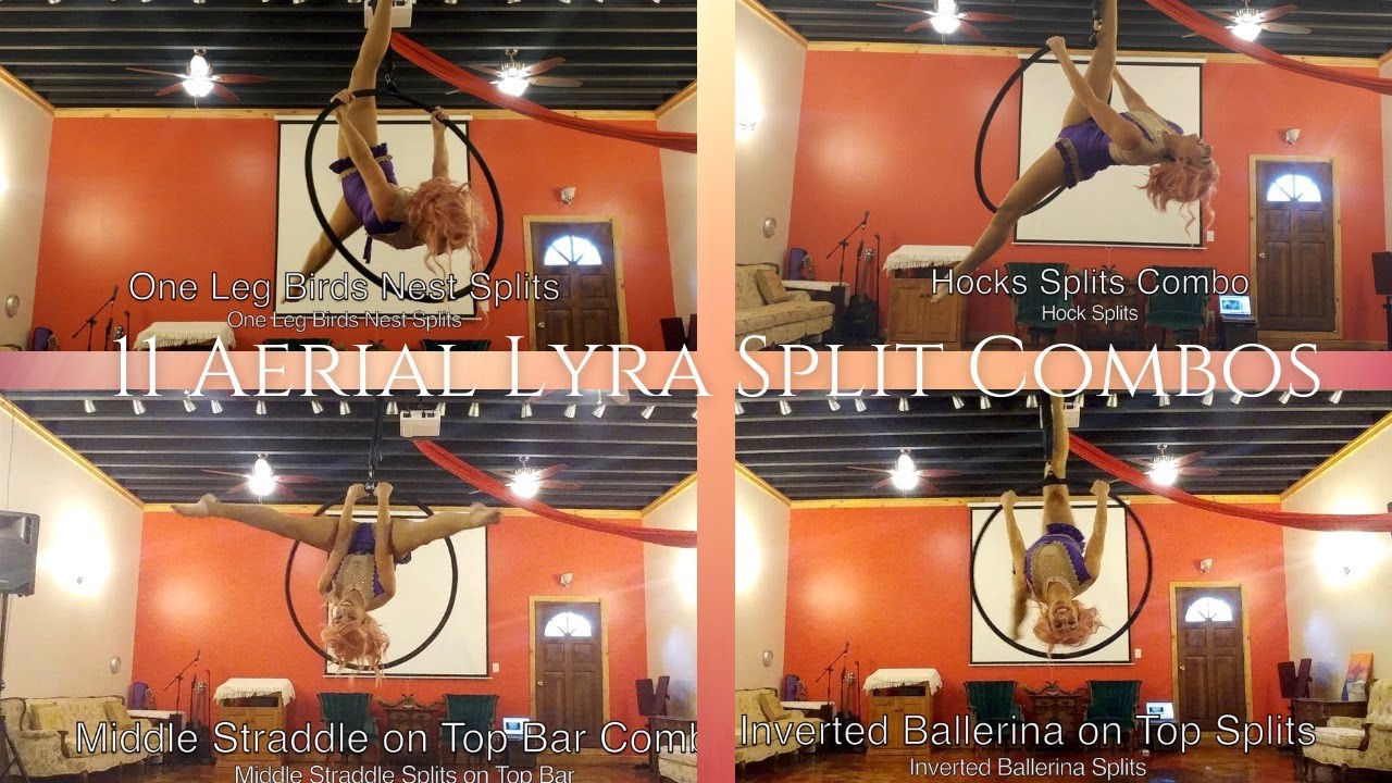 11 Aerial Lyra / Aerial Hoop Split Combos to The Greatest Showman ...