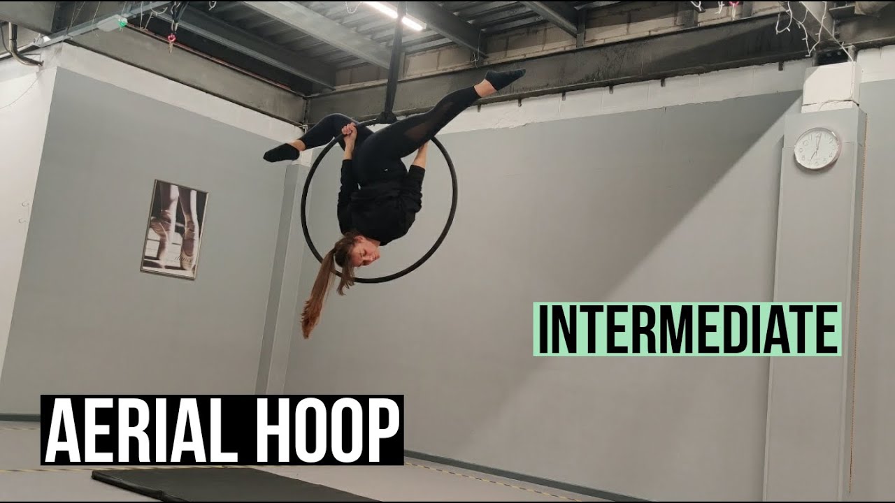 Aerial Hoop Routine Tutorial (Intermediate) | AIR HOOP - AerialFitness