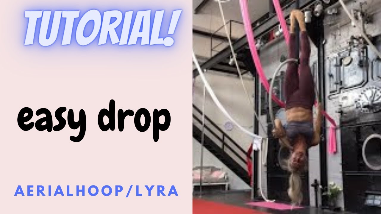 How to do a drop on aerial hoop/Lyra - AerialFitness
