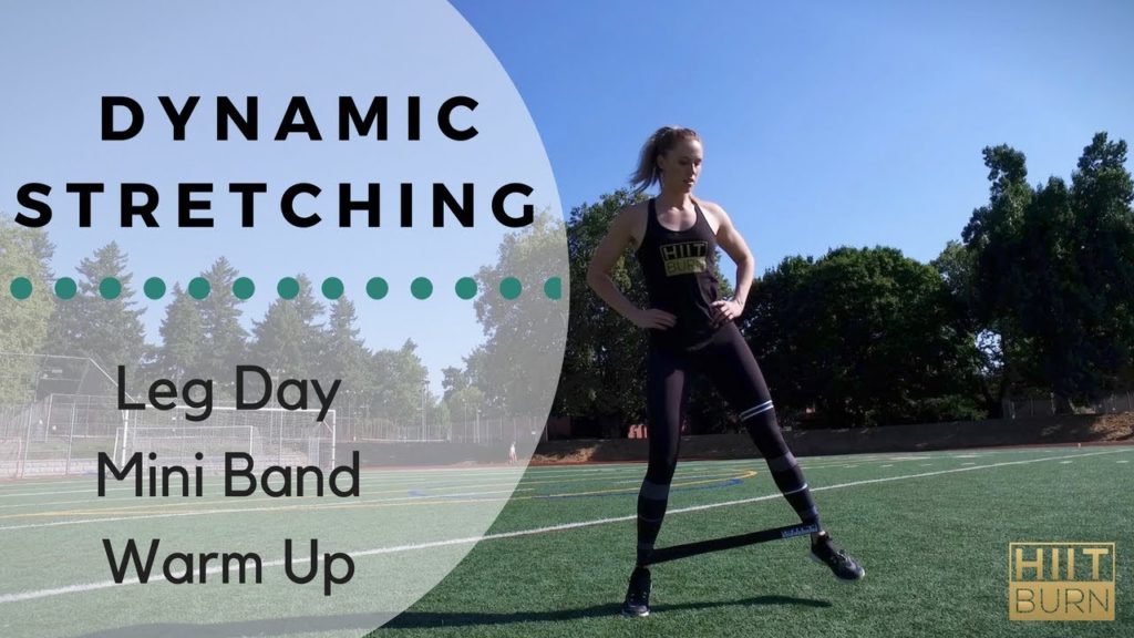 Leg Day Dynamic Stretching Warmup | Mini Bands Warmup - AerialFitness
