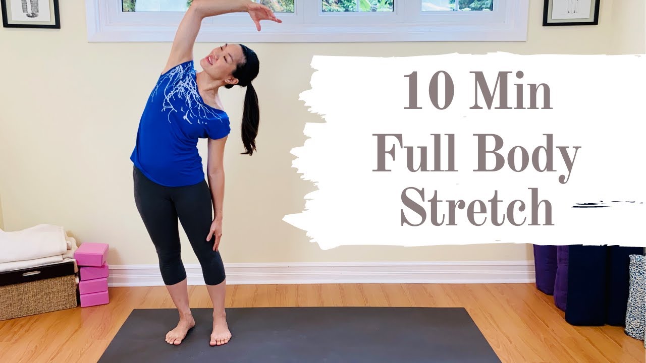 10 minute Yoga flow - Full Body Dynamic Stretching for All levels ...