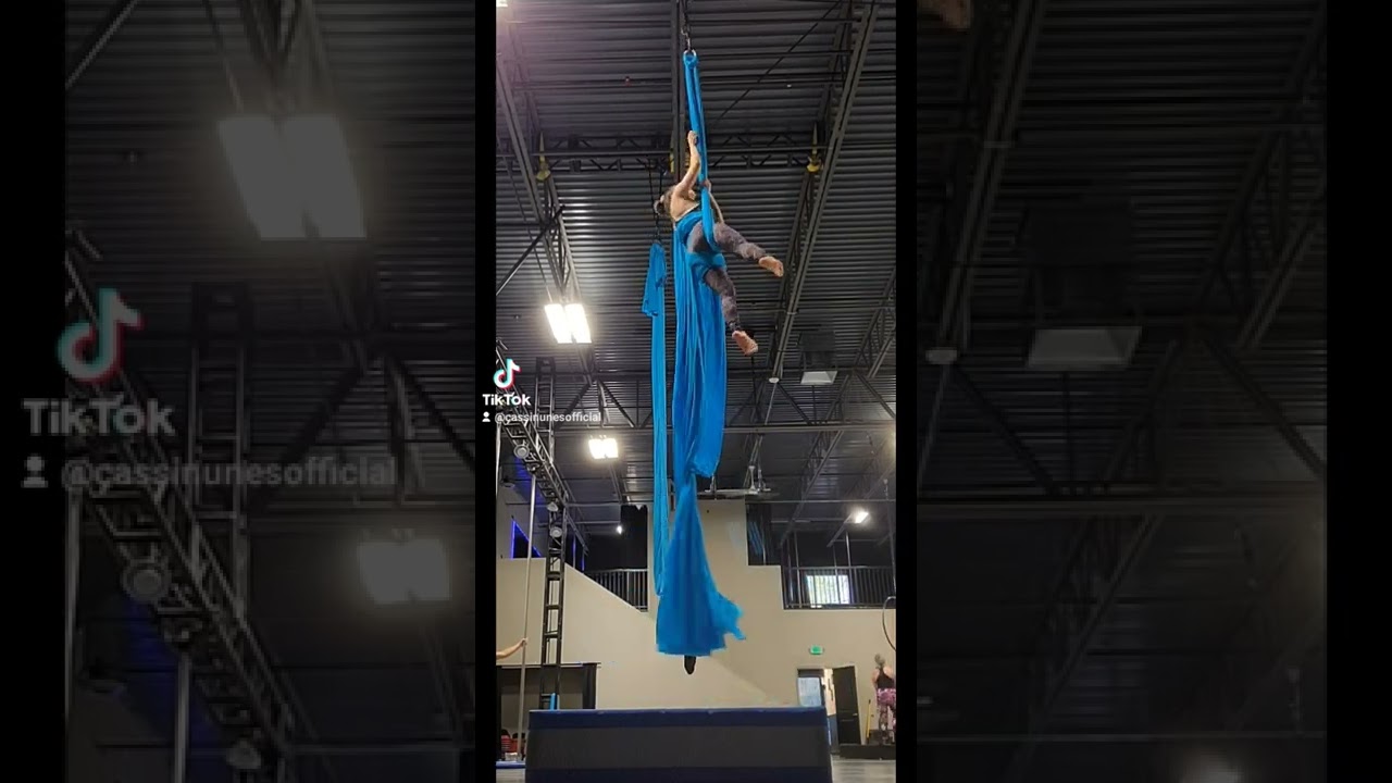 backwards star drop variation aerial silks - AerialFitness