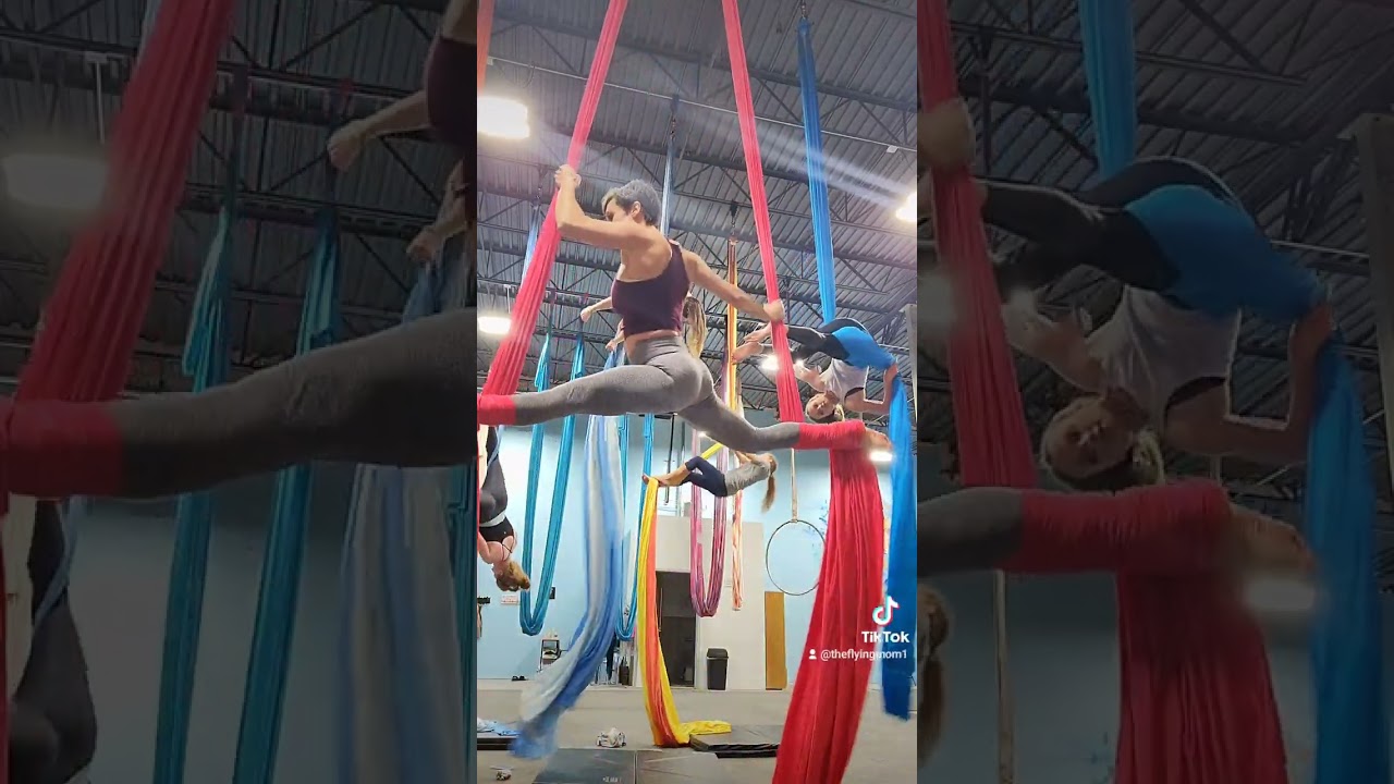 aerial silks split balance - AerialFitness