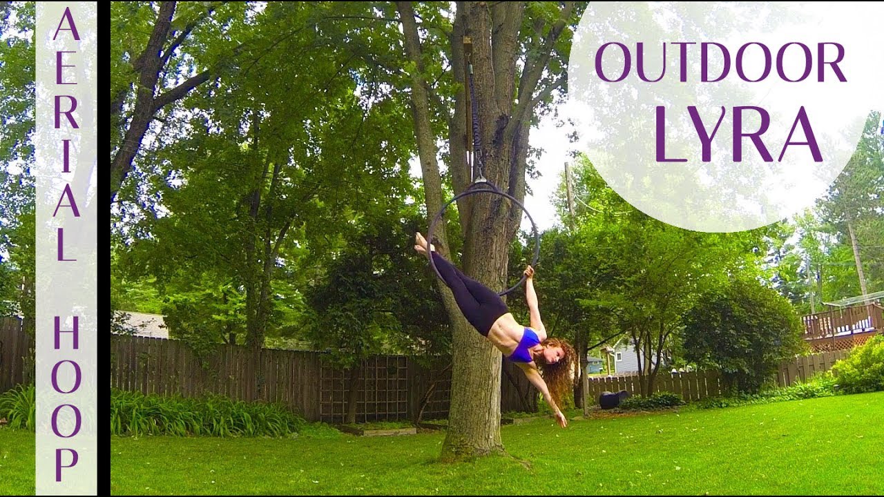 Outdoor Lyra : Aerial Hoop Under A Tree - AerialFitness