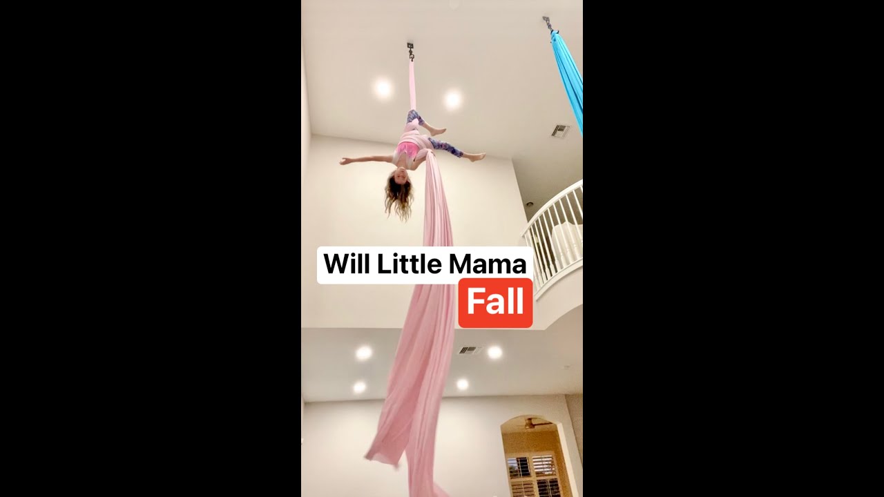 CRAZY Aerial Silks Drop😨 - AerialFitness
