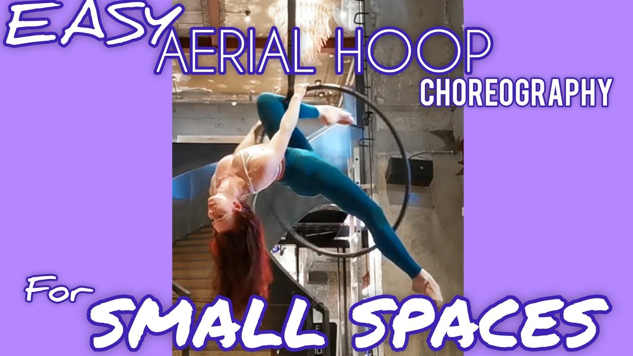 Easy AERIAL HOOP CHOREOGRAPHY for SMALL SPACES (Lyra tutorial ...