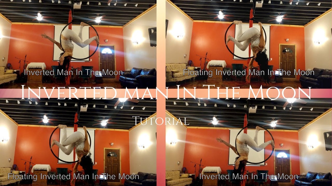 Aerial Hoop Aerial Lyra Inverted Man In The Moon and Floating Inverted ...