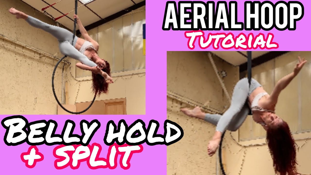 Aerial Hoop TUTORIAL: Spanset flow with BELLY HOLD and SPLIT ...