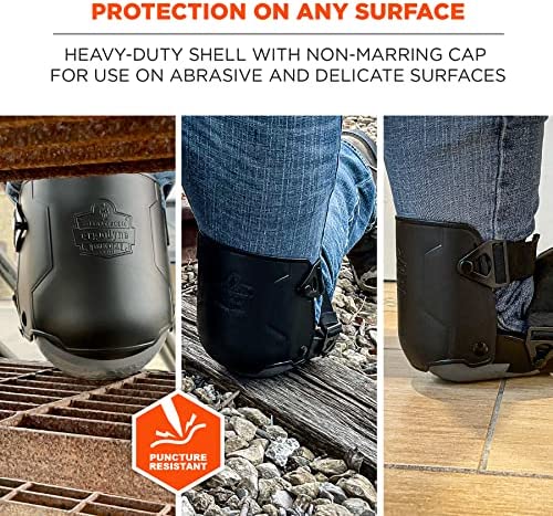 Ergodyne ProFlex 360 Knee Pad, Hinged Design, Hard Shell, Non-Marring ...